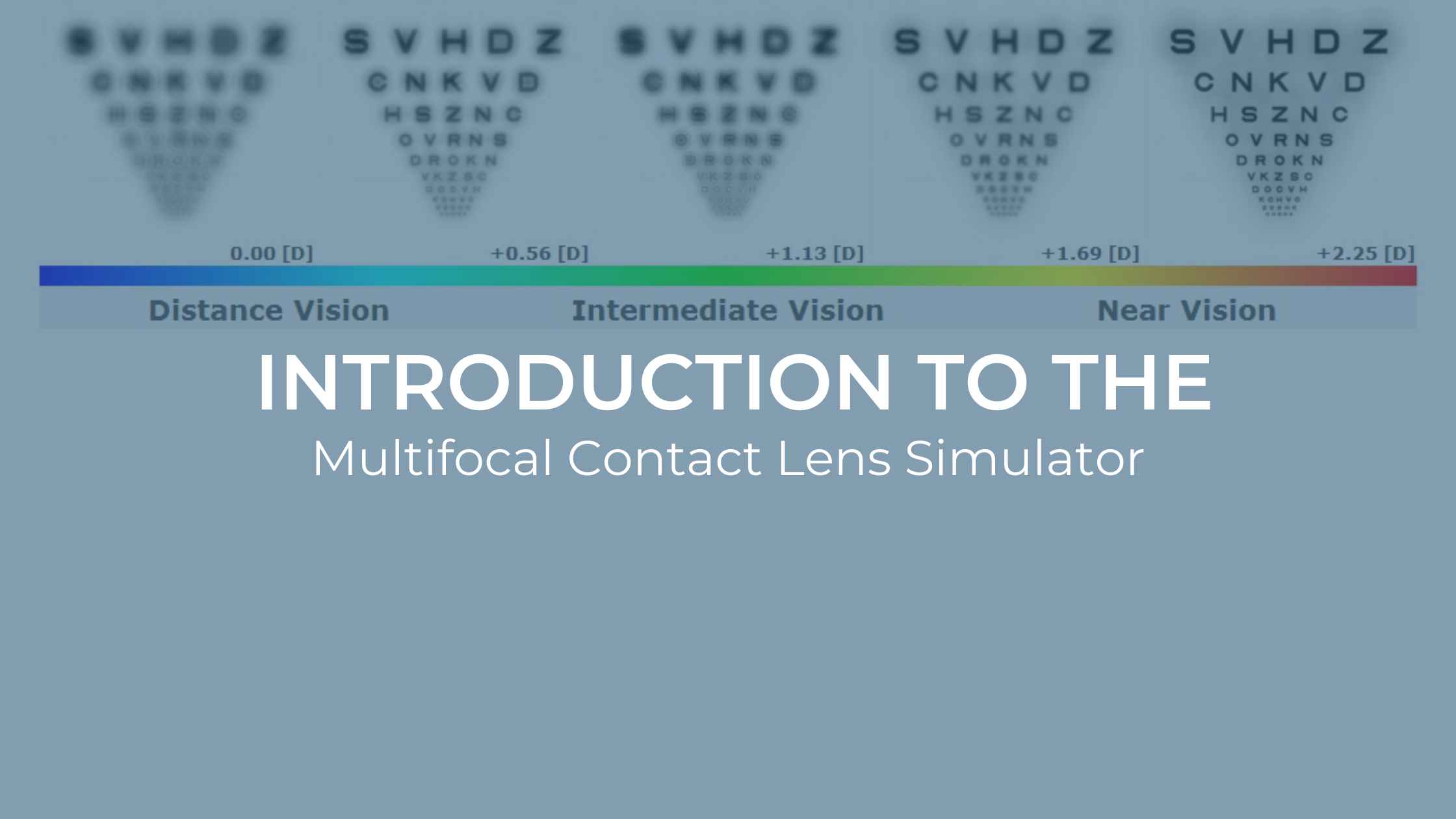 Introduction to the Multifocal Contact Lens Simulator
